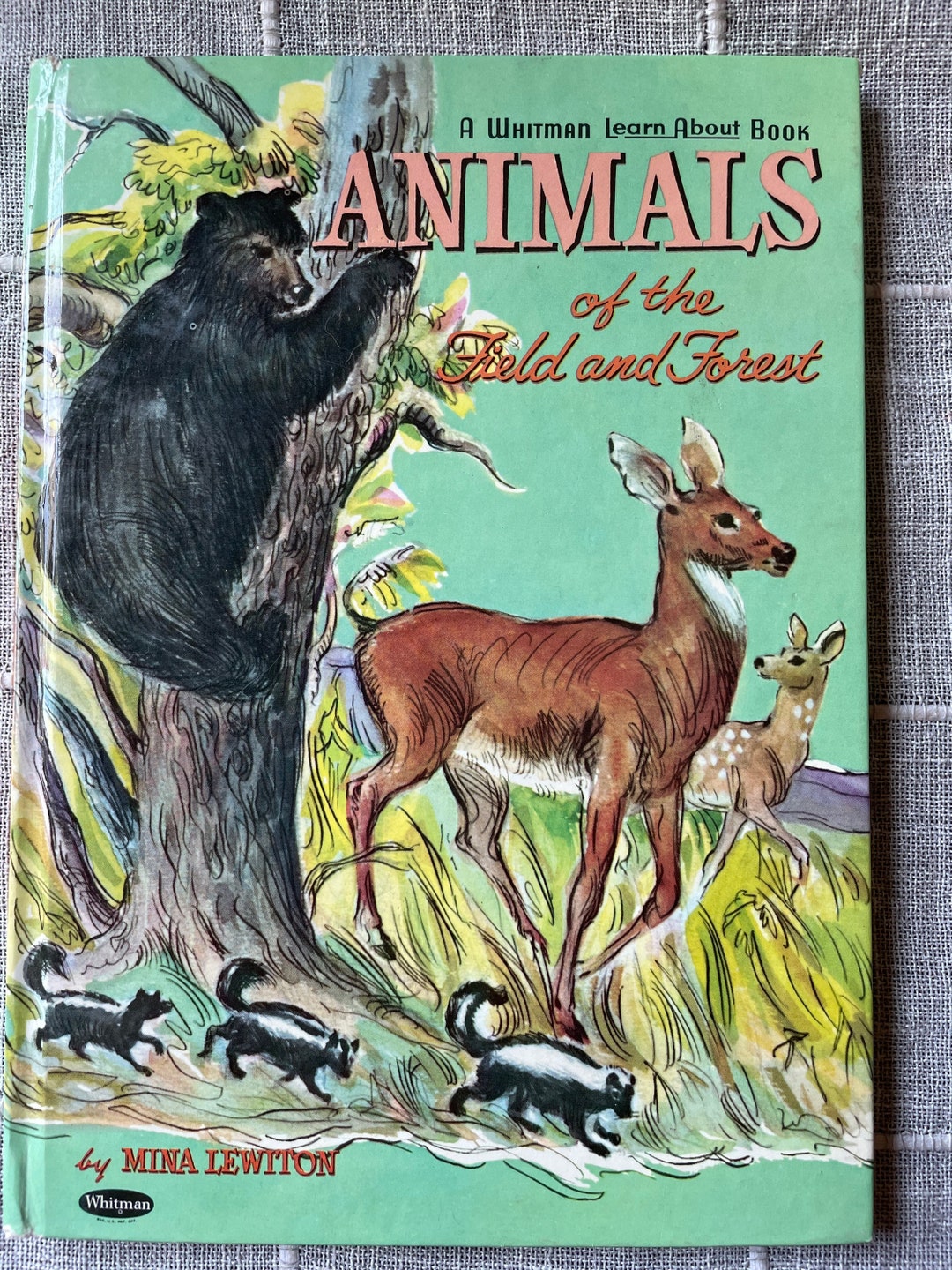 Animals of the Field and Forest Children’s Book - Etsy