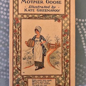 Vintage Mother Goose Book - Etsy