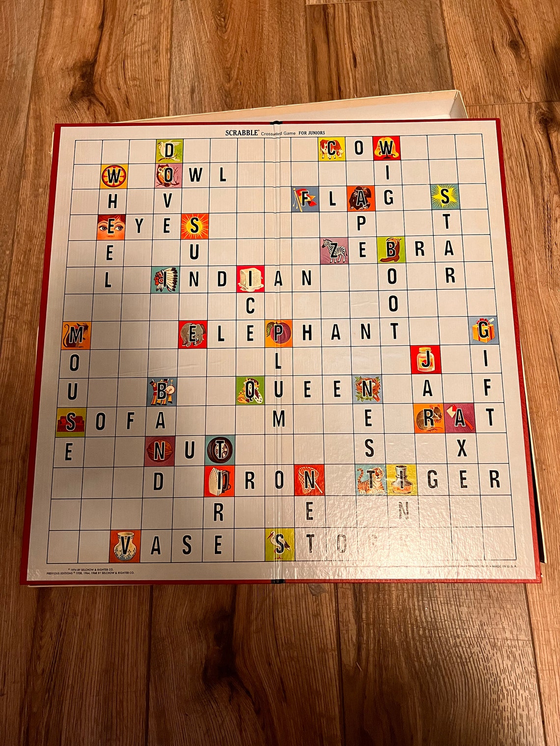 Vintage 1975 Junior Scrabble Game - Etsy