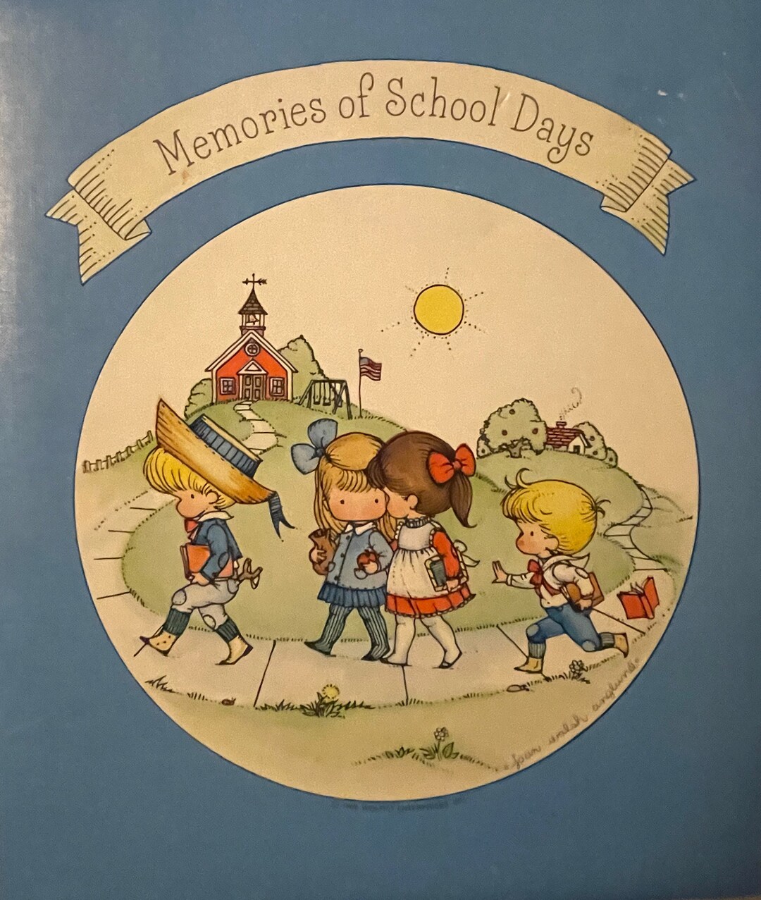 Vintage Memories of School Days Blank Scrapbook - Etsy