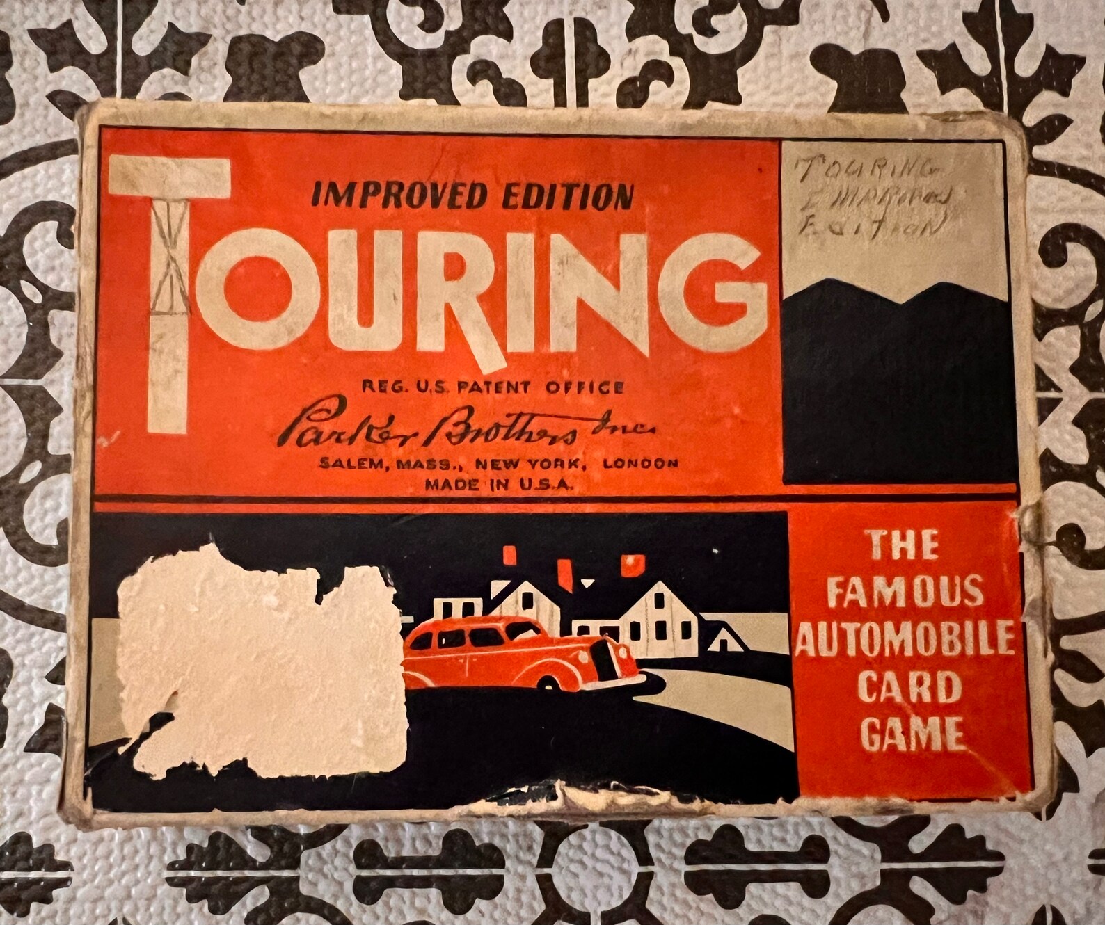 Antique Touring Card Game - Etsy