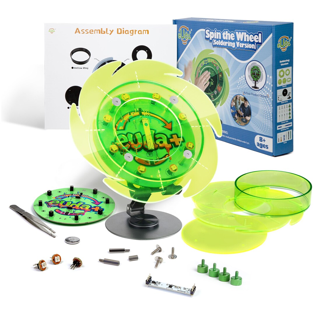 STEM DIY Assembly Spin the Wheel - Fun Science Kit for Kids & Teens - Etsy