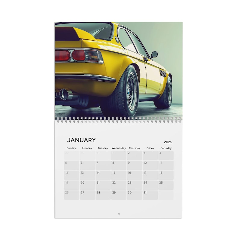 2025 BMW Vintage Car Calendar – Iconic BMW M3 E36, M5, 1500, 328, M1 ...