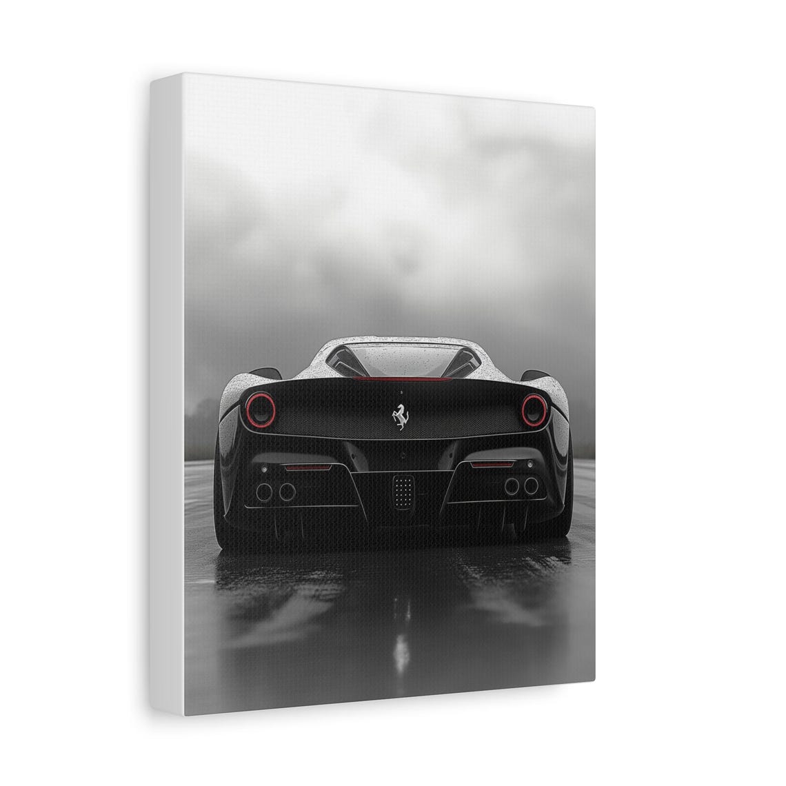Ferrari Wall Art Canvas Vintage Ferrari Decor for Home or Office Retro ...