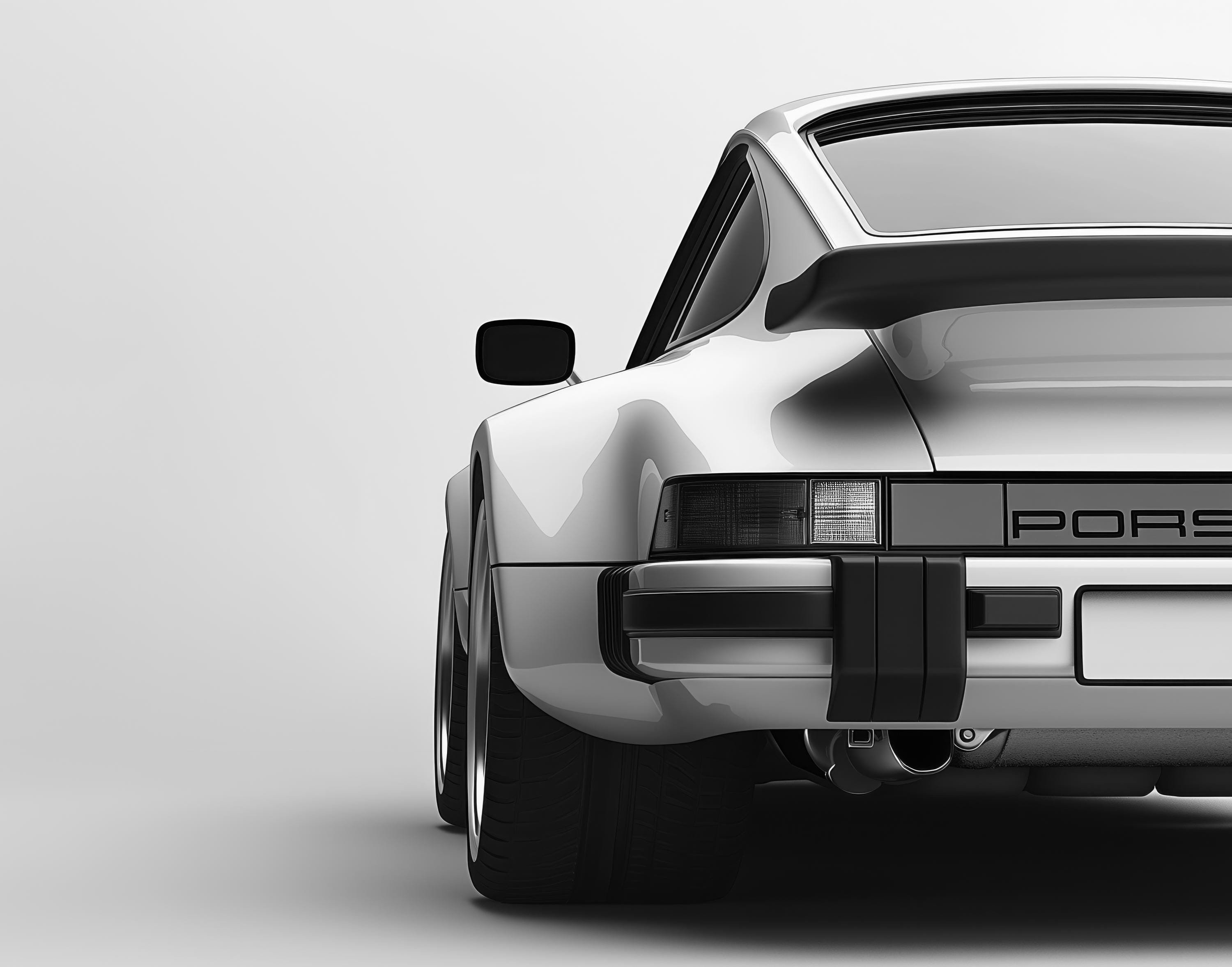 Porsche 911 Poster Black and White – Digital Porsche Poster Print ...