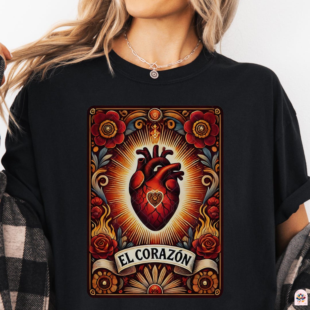 El Corazon Tarotcard, Latino/mexicanpng, Mexicanpng, Diade Losmuertos ...