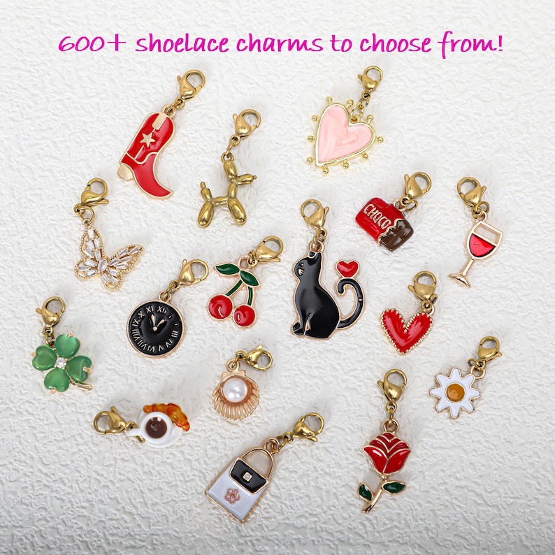 Personalized Sneaker Shoe Charms, Shoelace Charms, Custom Shoe Charms ...