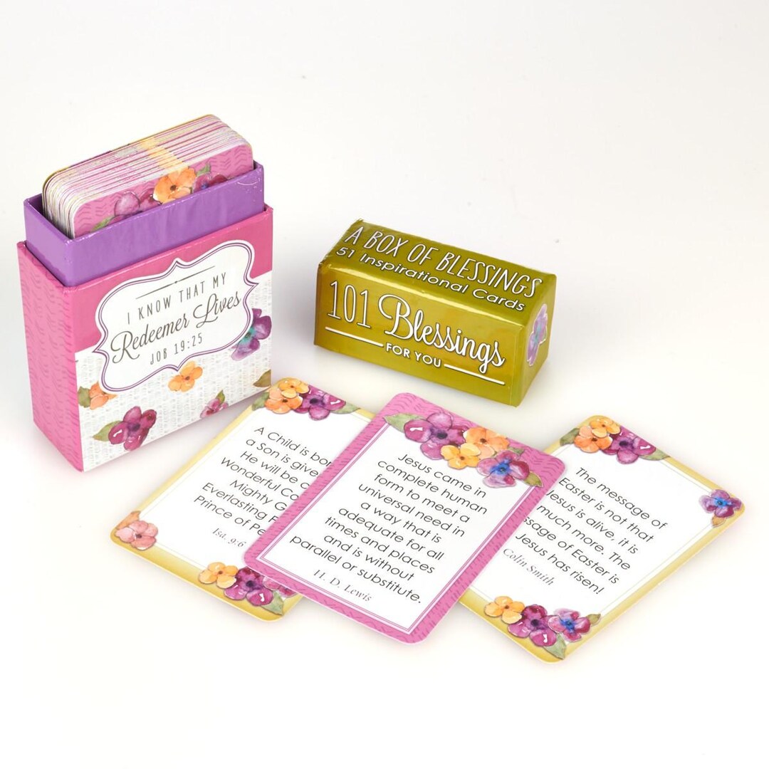 101 Blessings for You I Know That My Redeemer Lives Box of Blessing ...