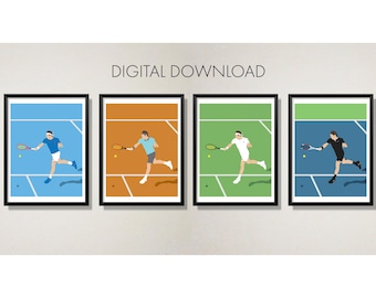 Roger Federer - Etsy