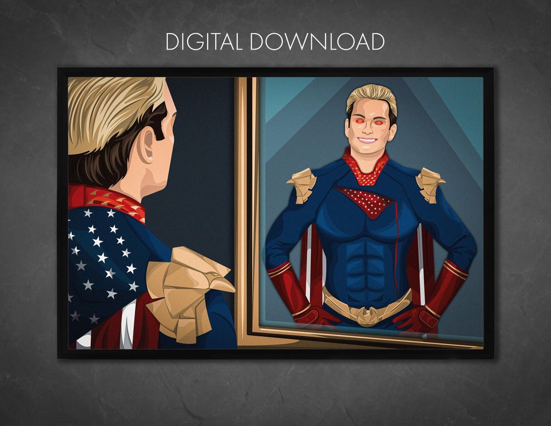 The Homelander, Vector Digital Download, the Boys Digital Print ...