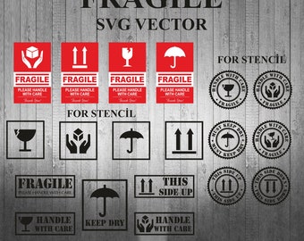 Fragile, Handle With Care Sticker Svg, Fragile Svg,fragile Png,fragile Jpg,fragile Eps,fragile ...