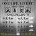 ONE LIFE,LIVE It Sticker Svg Vector - Etsy