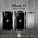IPhone 12 Skin Template SVG Vector Cut File - Etsy