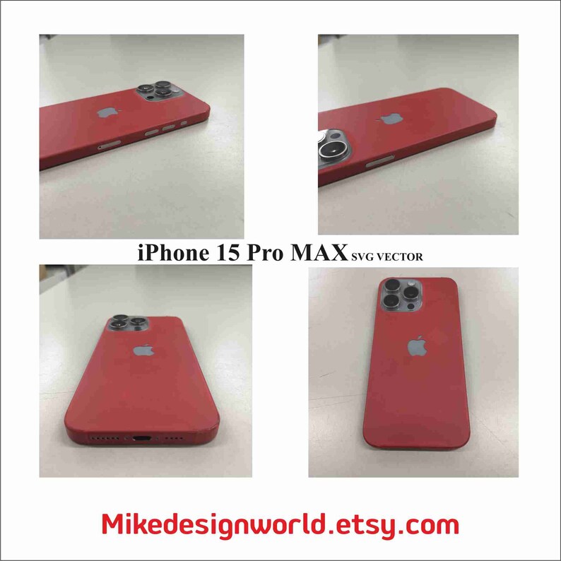 IPhone 15 Pro Max Skin Template SVG Vector - Etsy