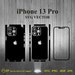 IPhone 13 Pro Skin Template SVG Vector Cut File - Etsy