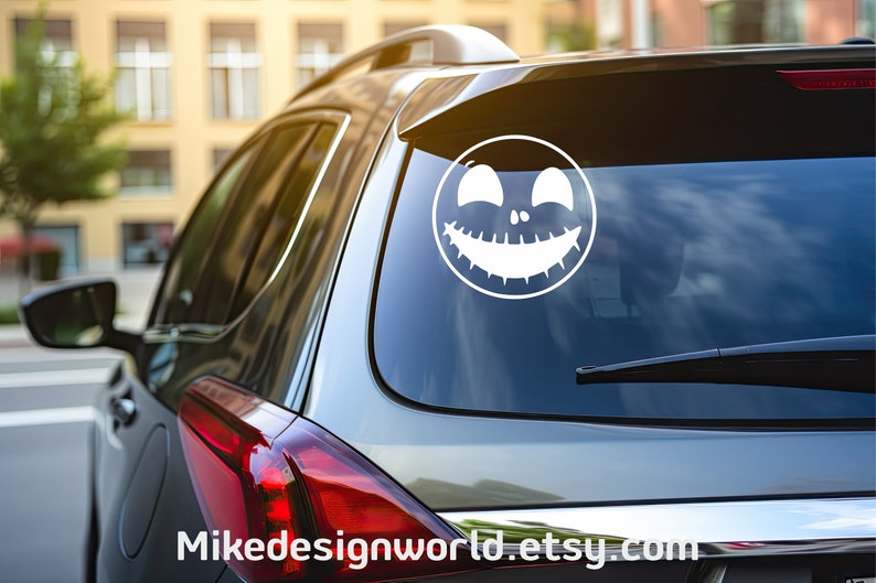 Jack Skellington Face Sticker Svg Vector - Etsy