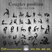 Couples Position SVG Vector - Etsy
