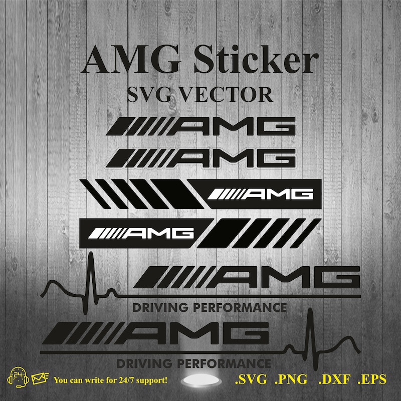 Mercedes Amg Vinyl Stickers - Etsy
