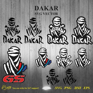 Dakar SVG Vector - Etsy