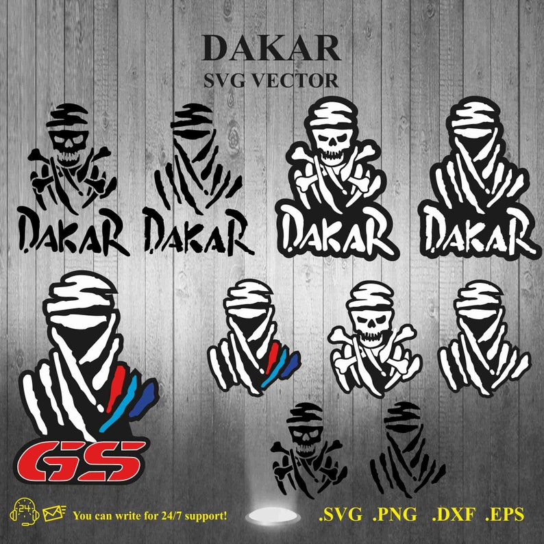 Dakar SVG Vector - Etsy