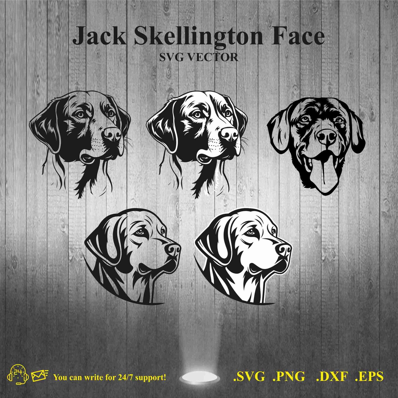 Labrador Retriever Head SVG - Etsy