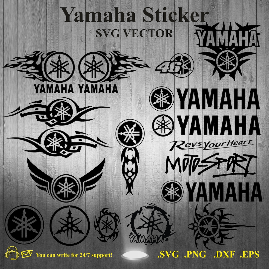 Yamaha Sticker Svg Vector - Etsy