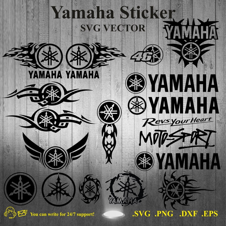Yamaha Sticker Svg Vector - Etsy