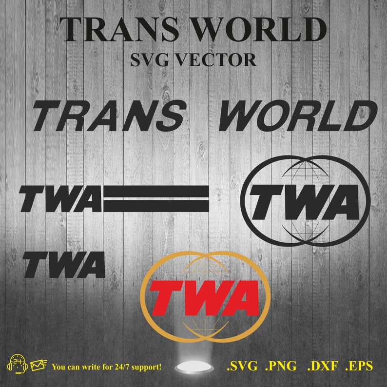 Trans World Airlines Svg Vector - Etsy