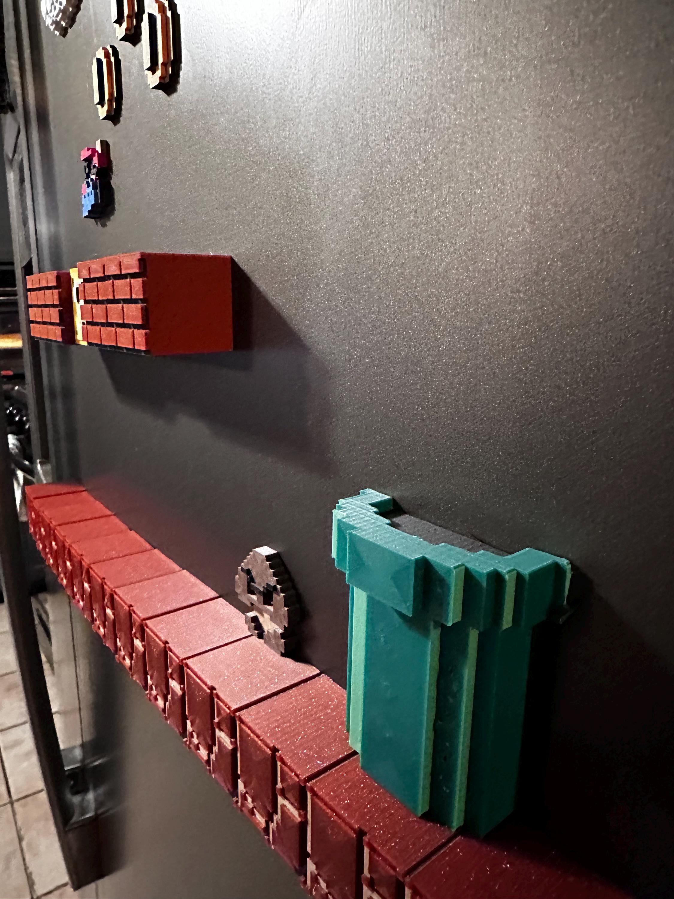 3D Printed Mario Brothers Magnets - Custom Fridge Decoration Set - Etsy