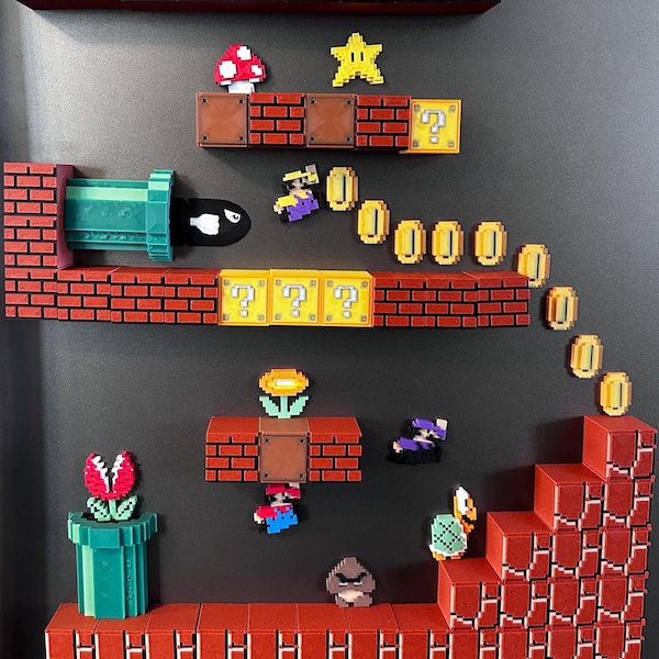 Super Mario Magnets - Etsy