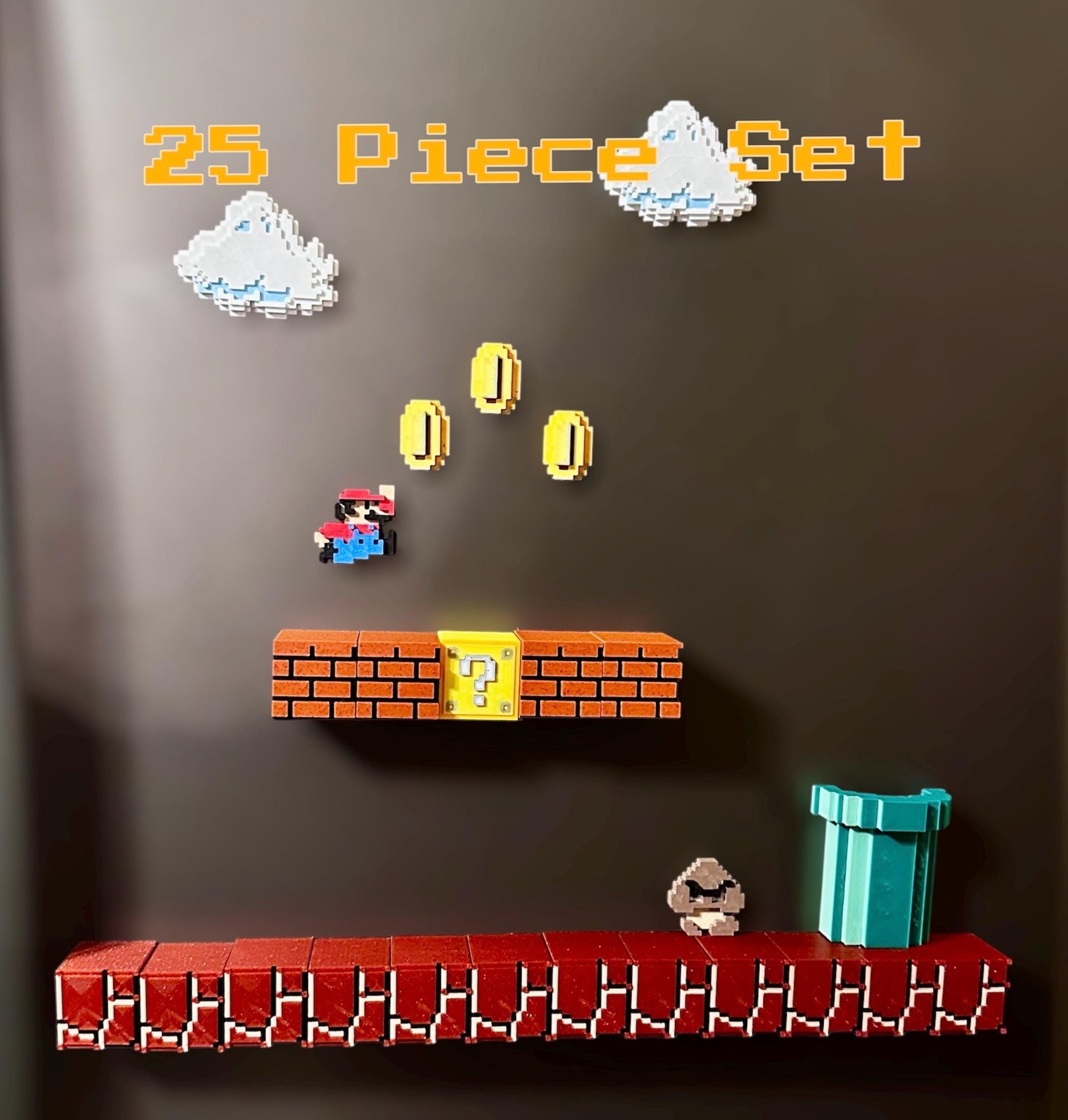 3D Printed Mario Brothers Magnets - Custom Fridge Decoration Set - Etsy