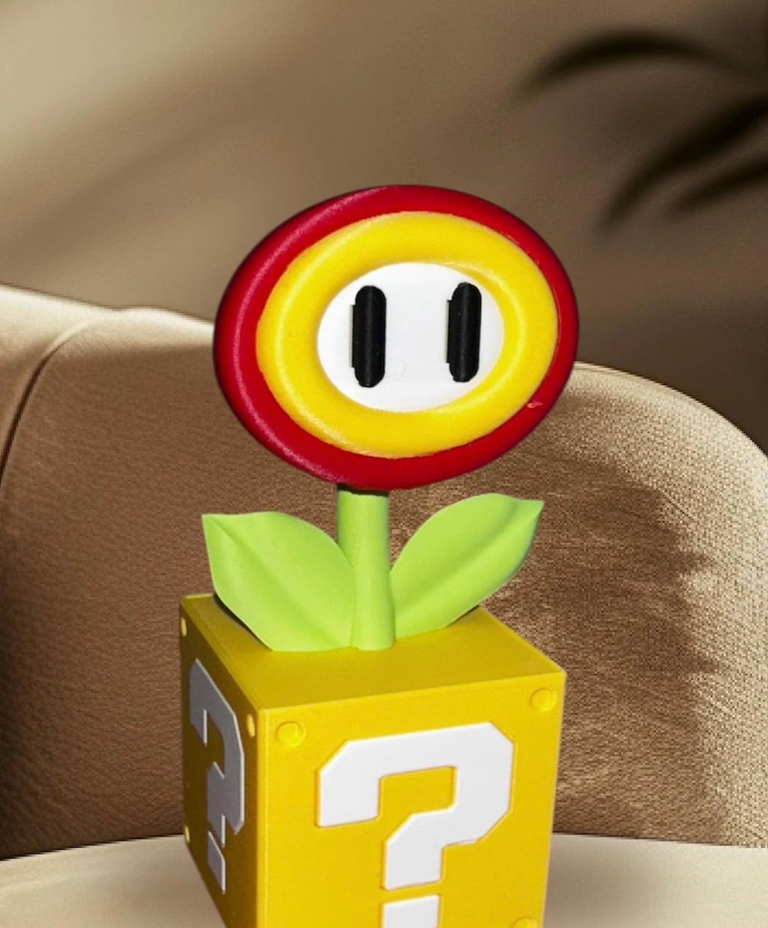 3d-printed Mario Fire Flower in Question Block – A Must-have for Gamers ...