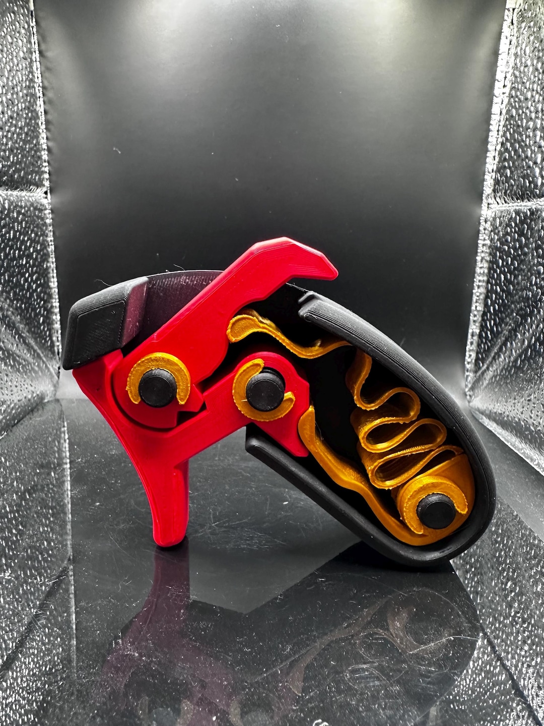 3D Printed Cock-and-click Fidget Handle – Satisfying Spring-loaded Fun ...
