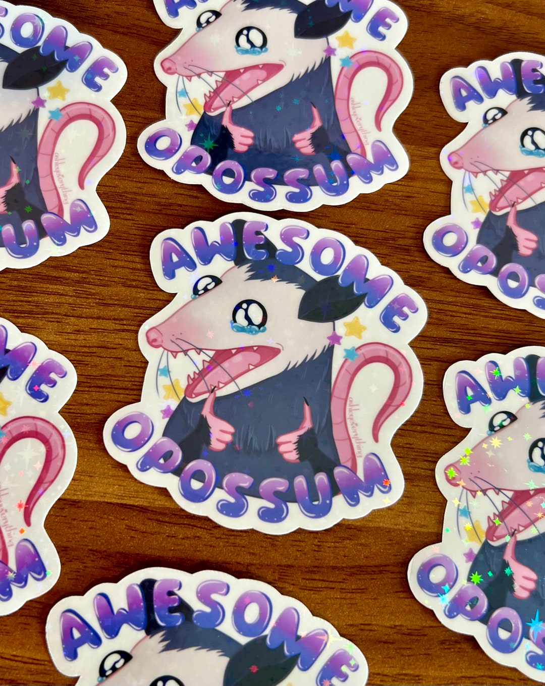 Awesome Opossum Sticker - Etsy