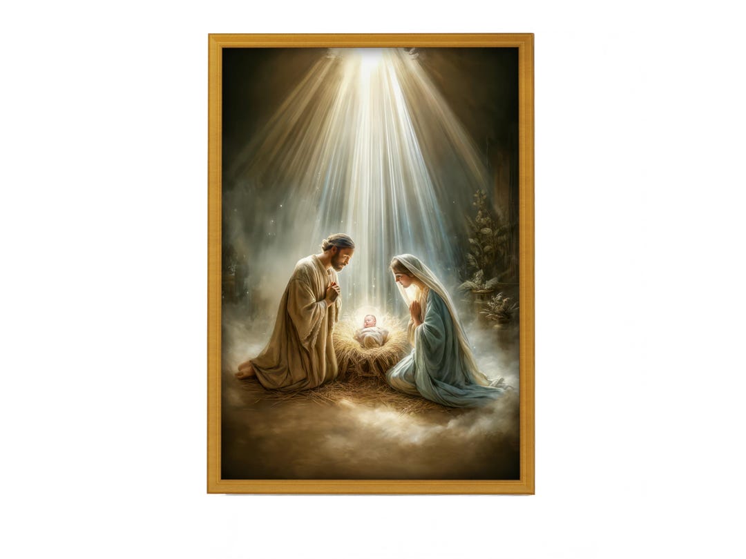 The Light of Birth | Nativity Scene | Divine Light | Christmas Miracles ...