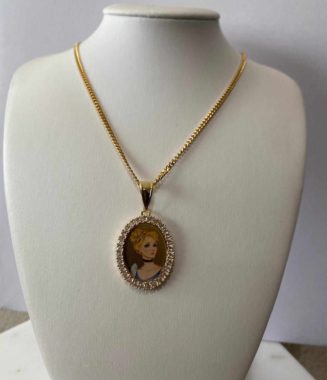 Princess Necklace and Pendant, Rose Pendant, Diamond Princess Pendant ...