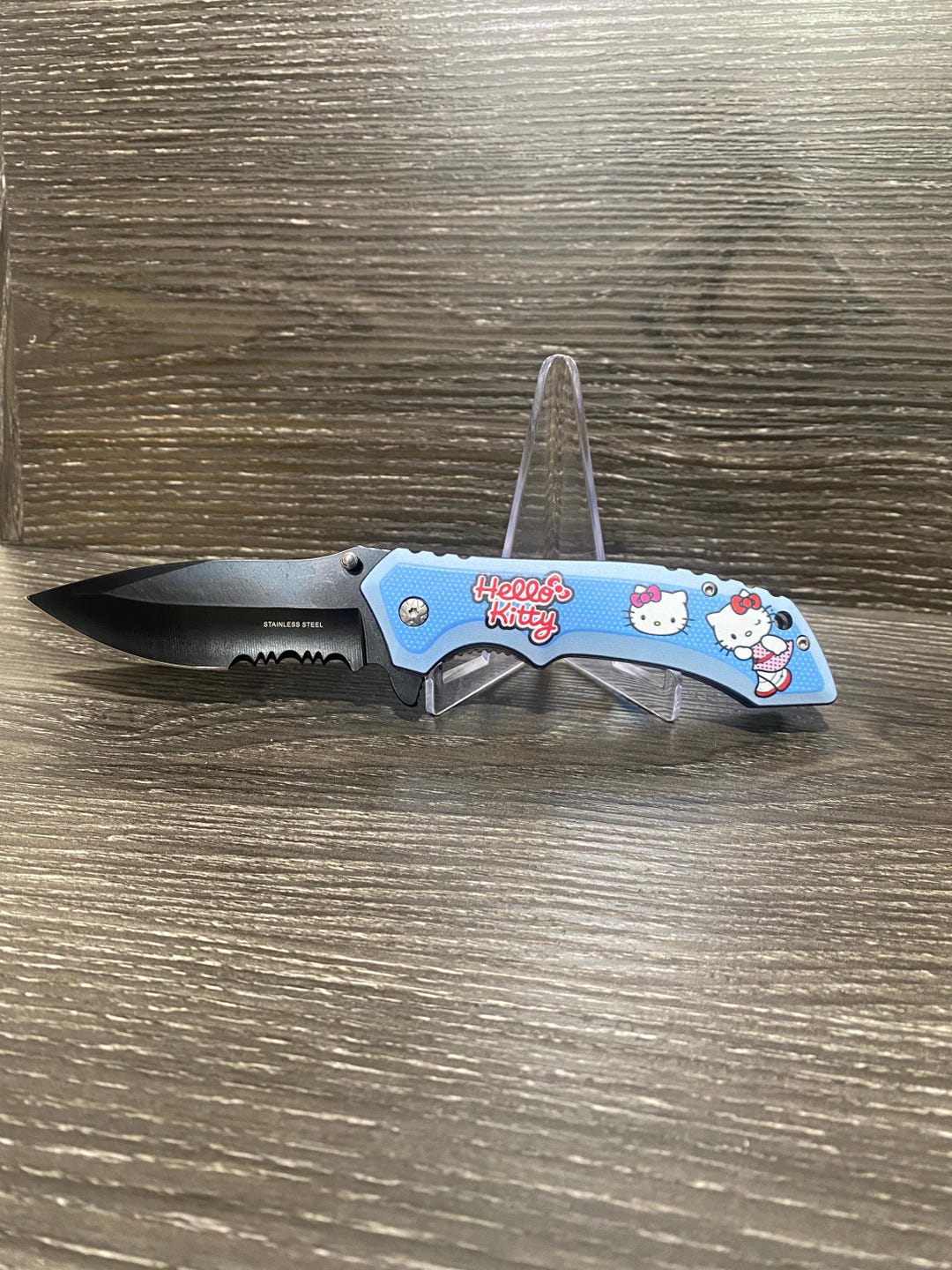 Collectible Hello Kitty Spring Assisted Hunting Knife Anime - Etsy