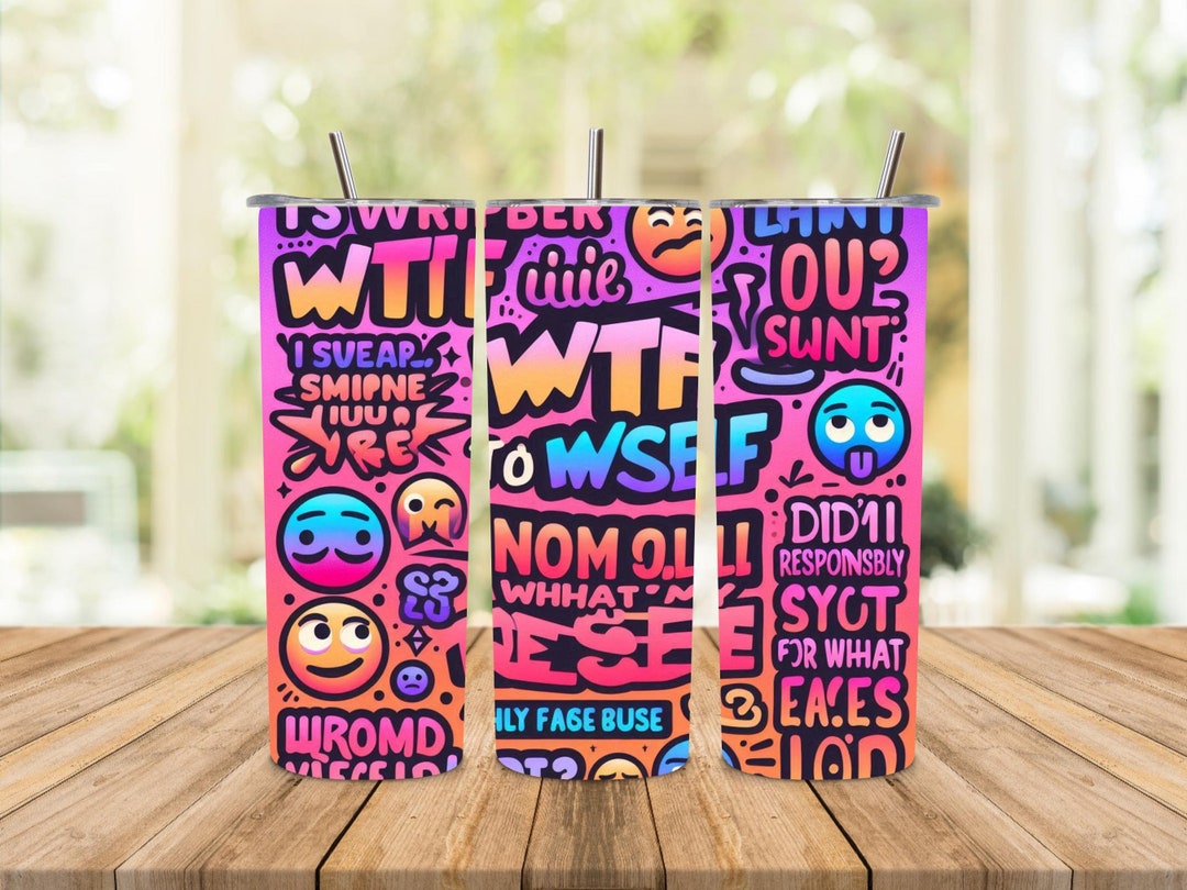Emoji WTF Quote Art: Vibrant Teen Room Decor (digital Download) - Etsy
