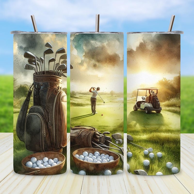 Golf Tumbler - Etsy