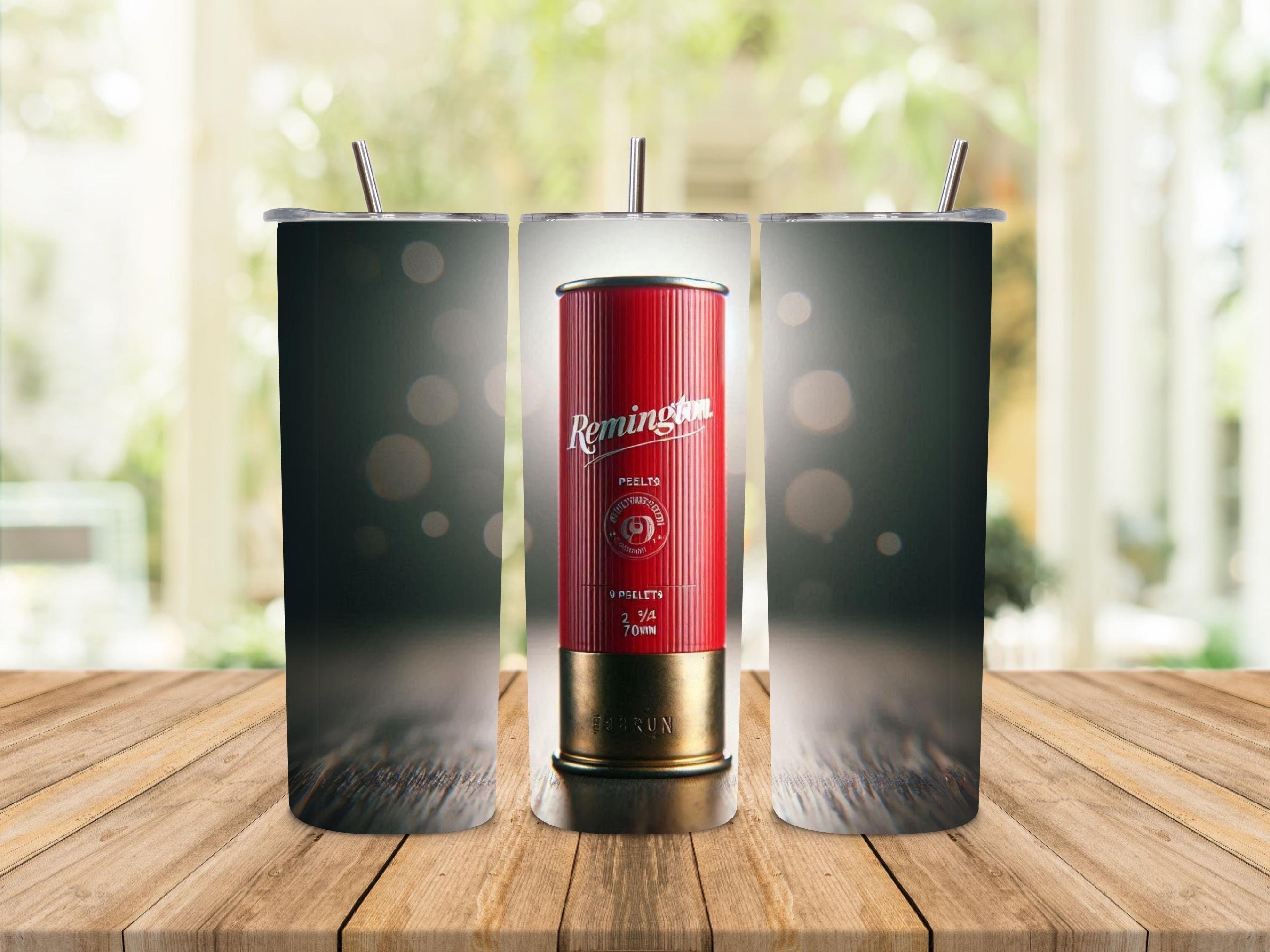 Shotgun Shell Tumbler Wrap 20oz Skinny PNG Sublimation Metal Tumbler ...