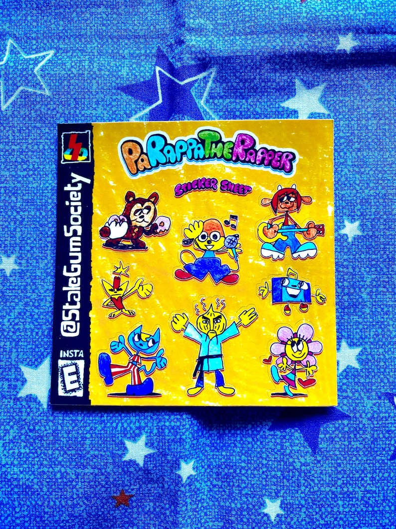 Parappa the Rapper Sticker Sheet - Etsy