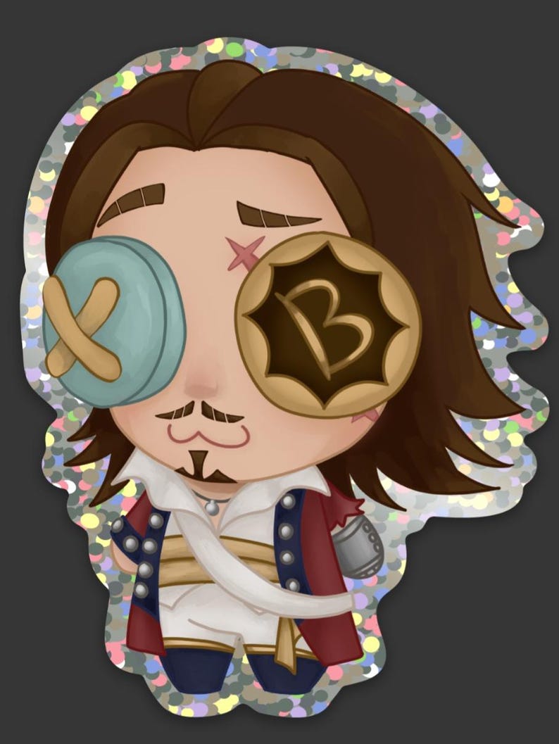 Silly Jose Baden First Officer Sticker Identity V - Etsy