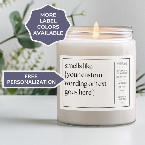 Funny Candle Labels - Etsy
