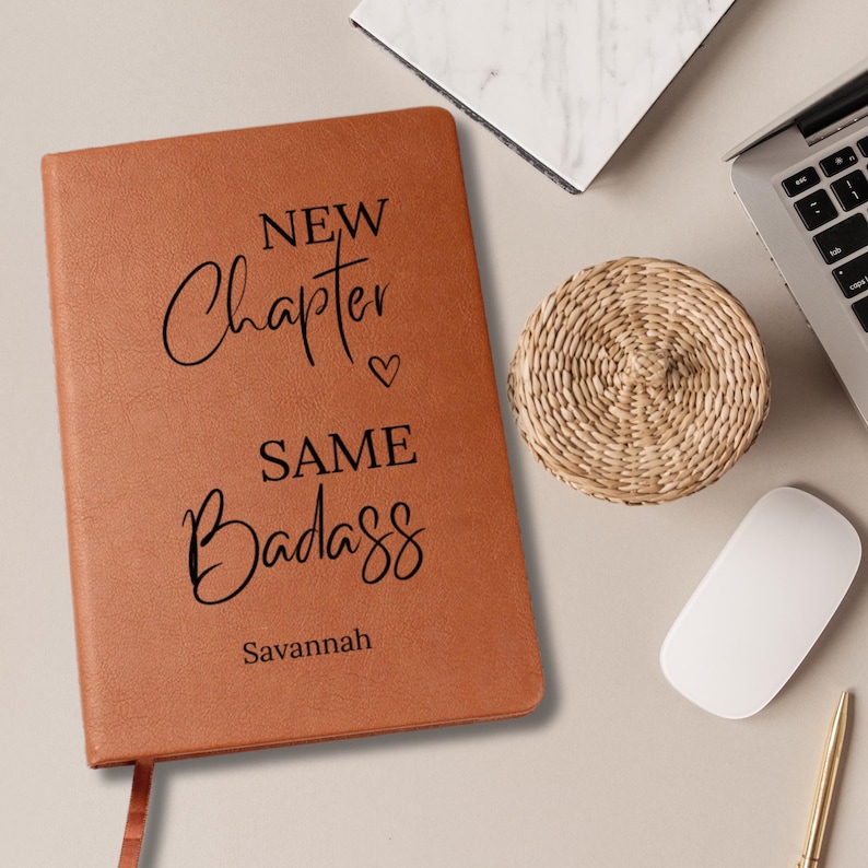 Personalized New Chapter Journal for Her, Encouragement Gift for ...