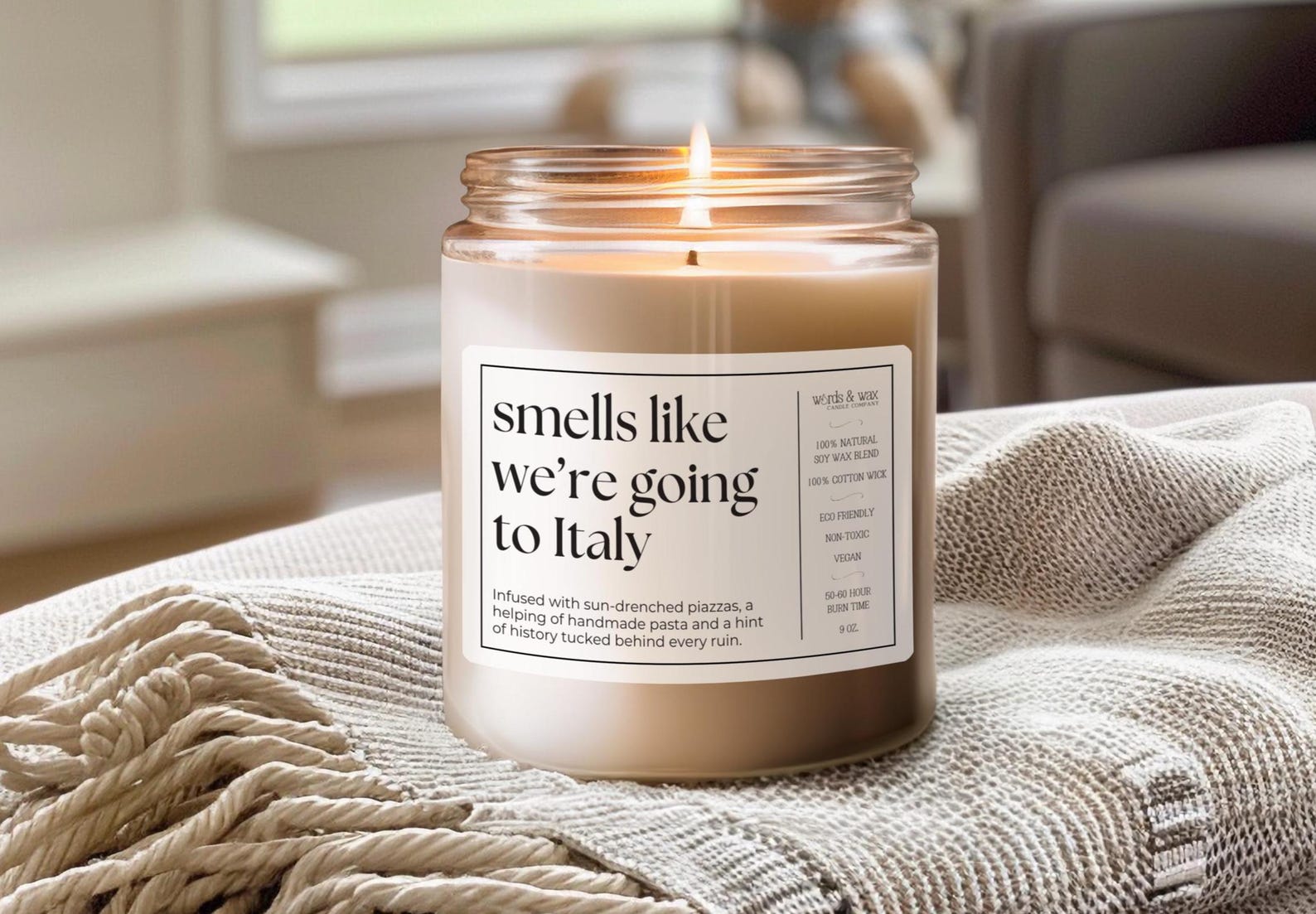 Trip to Italy Candle, Customizable Italy Candle, Italy Surprise Trip ...