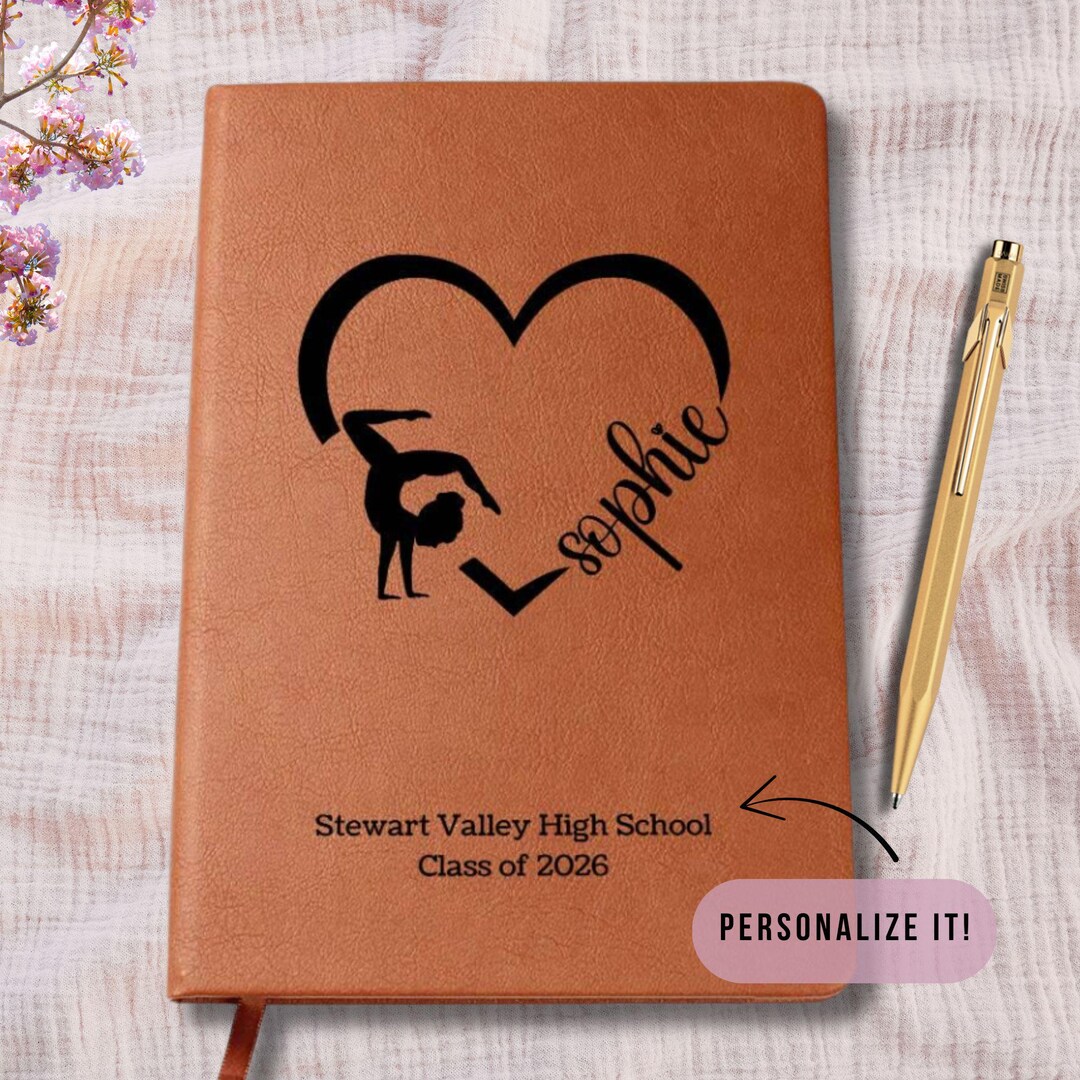 Personalized Gymnastics Notebook, Senior Night Gift for Gymnastics ...