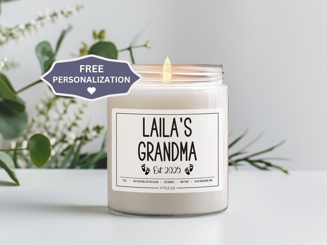 Custom New Grandma Gift, Personalized Gift for First Time Grandmoms ...