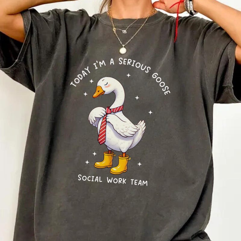 Goose Social Work Shirt - Etsy UK