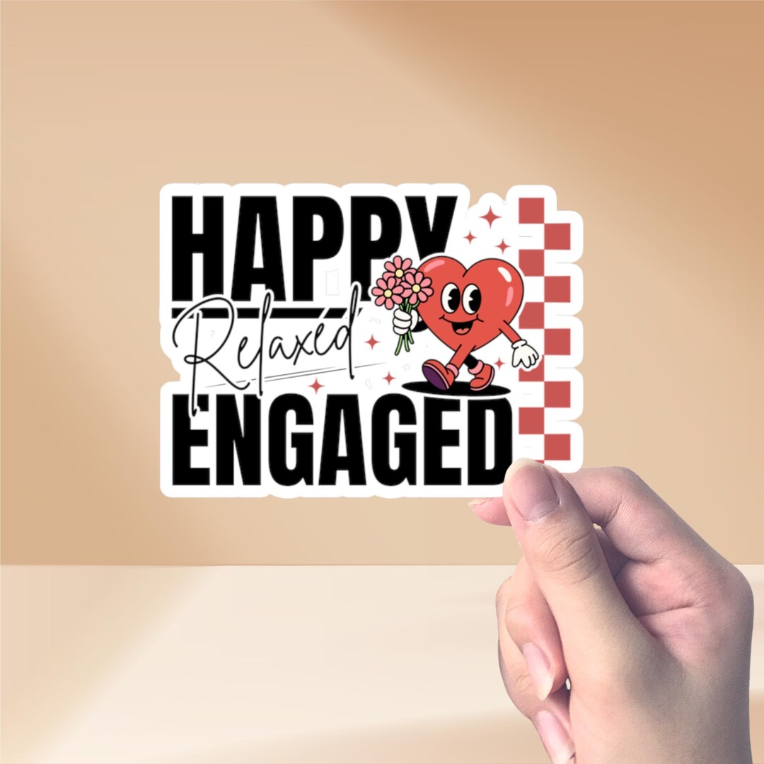 Valentine Heart Happy Relaxed Engaged ABA Philosophy Sticker: Behavior ...