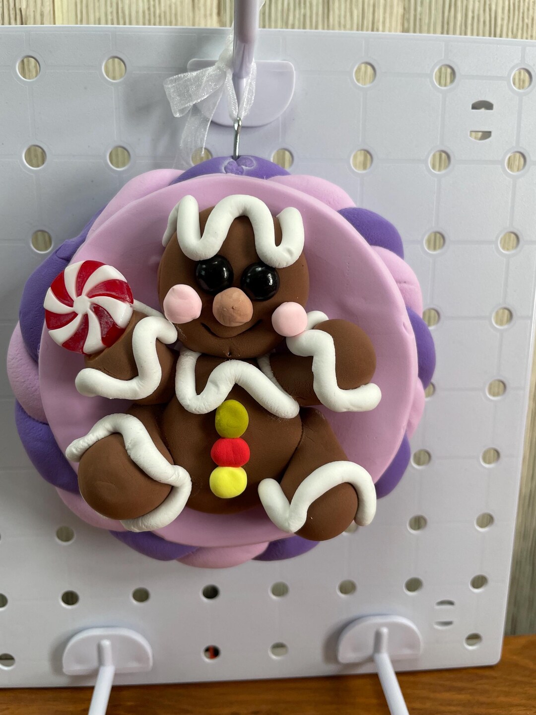 Purple Gingerbread Man Ornament - Etsy